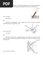 Statics Practice Problems | PDF | Force | Friction