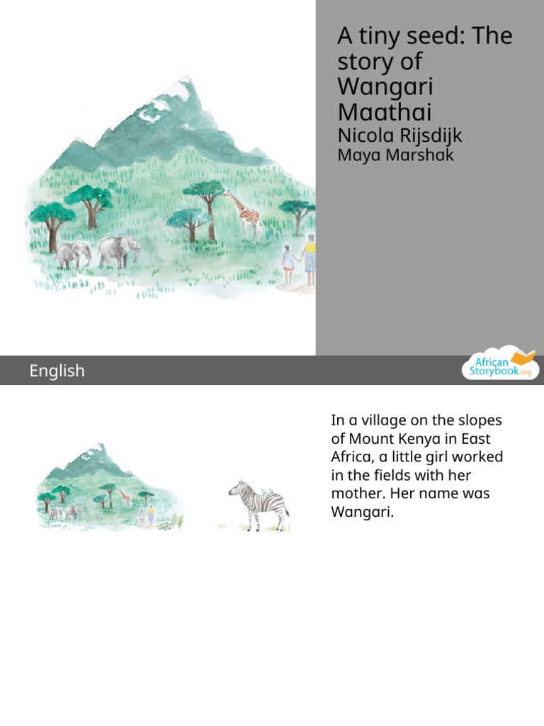 A Tiny Seed The Story of Wangari Maathai | PDF