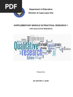 Practical Research 1 - Quarter 1 - Module 3 - Identifying The Inquiry ...