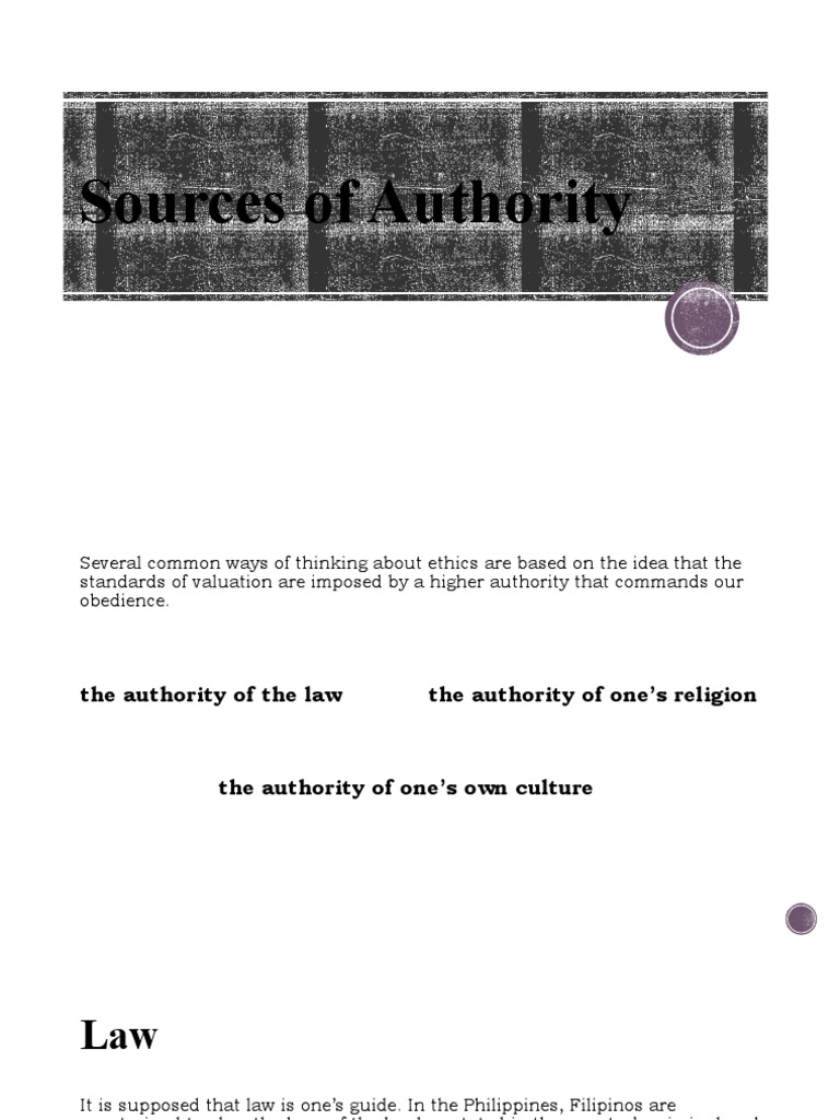 Sources of Authority | Download Free PDF | God | Divine Command Theory