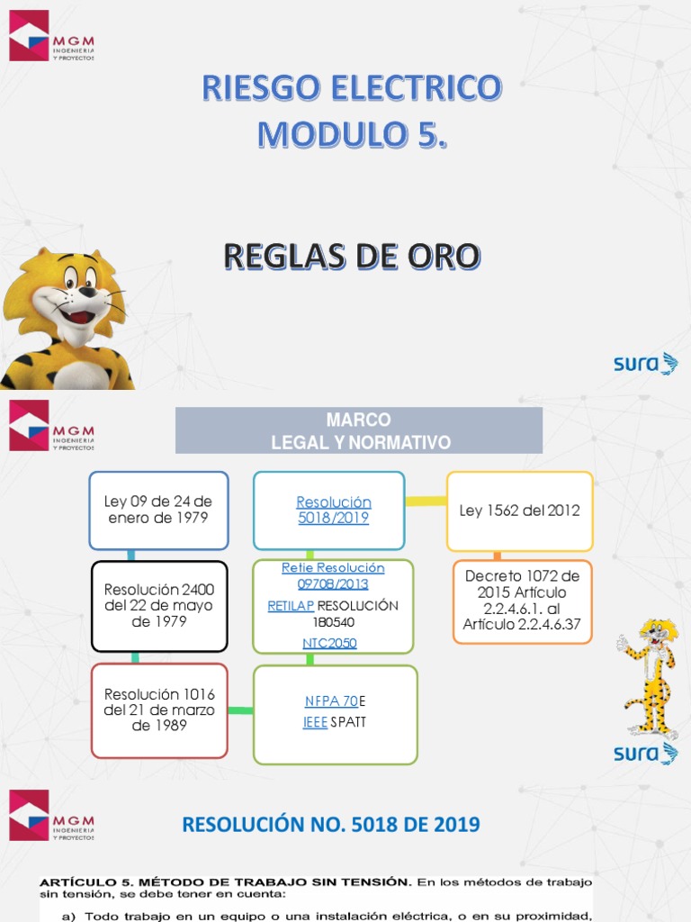 Reglas de Oro | PDF | Cableado eléctrico | Corriente eléctrica