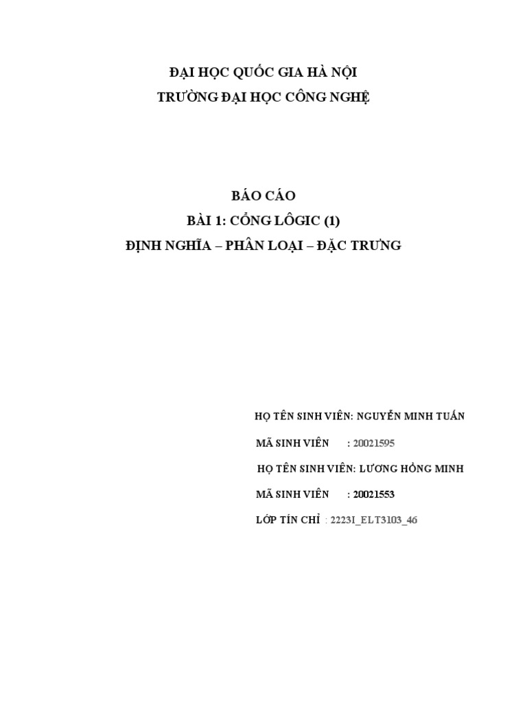 Baocao Thuctapdientuso Tuan1 | PDF