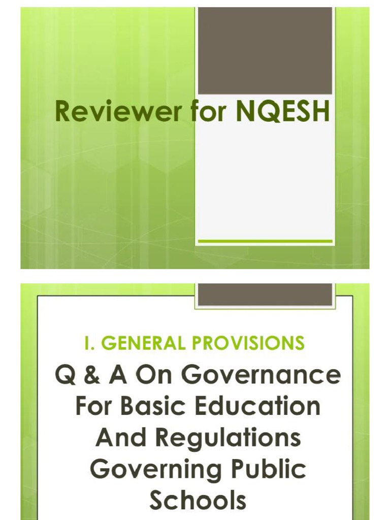 Nqesh Review Discussion | PDF