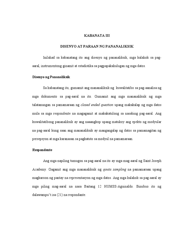 Kabanata Iii at Iv | PDF