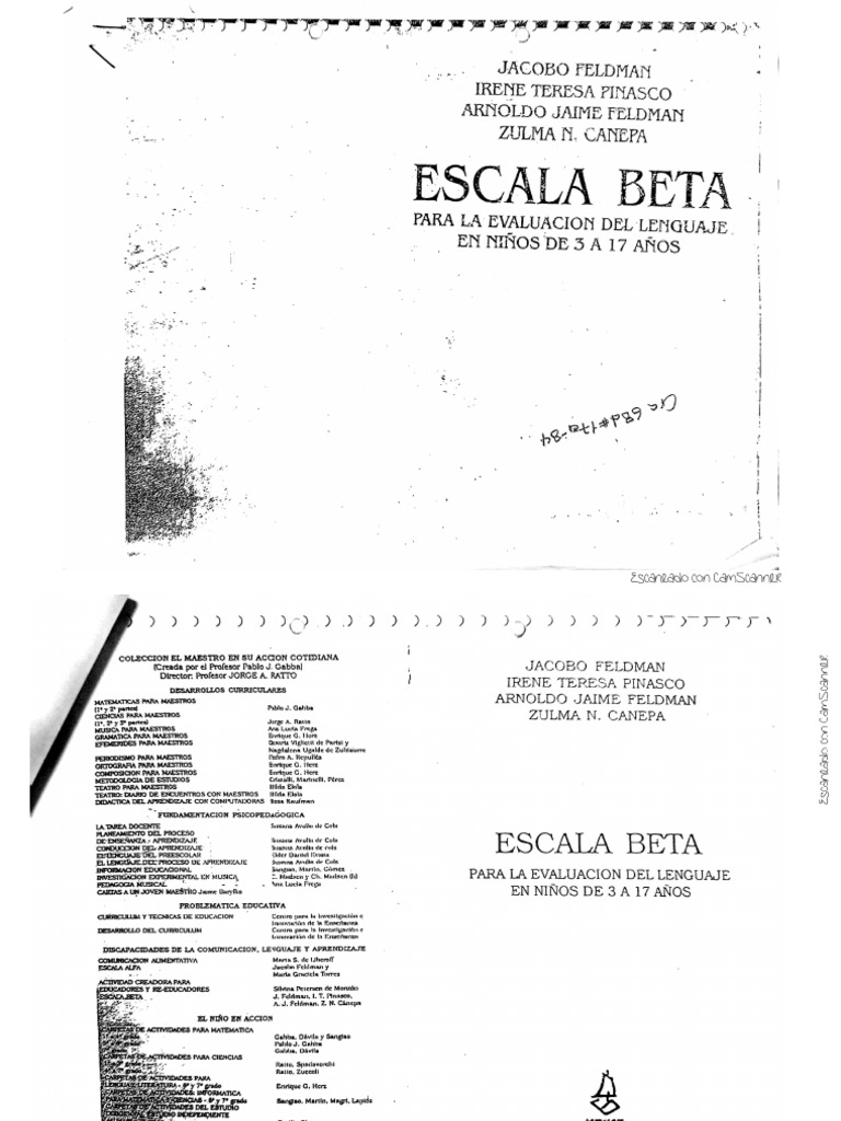 Manual Escala Beta | PDF