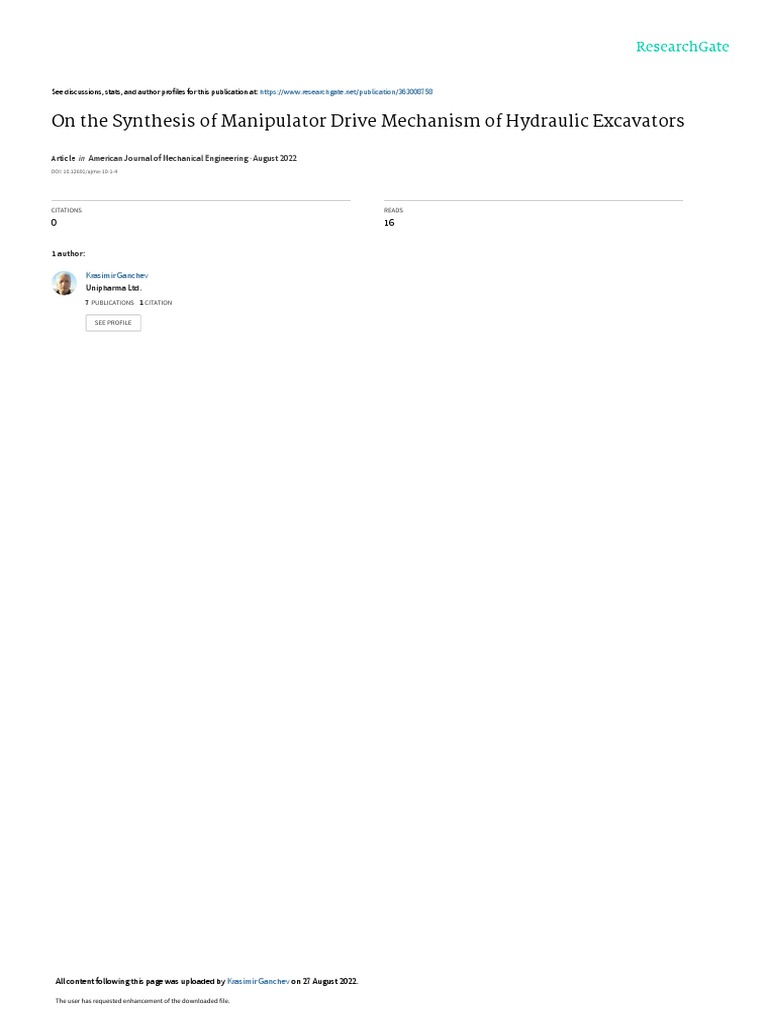 Ajme 10 1 4 | PDF | Mathematical Optimization | Kinematics