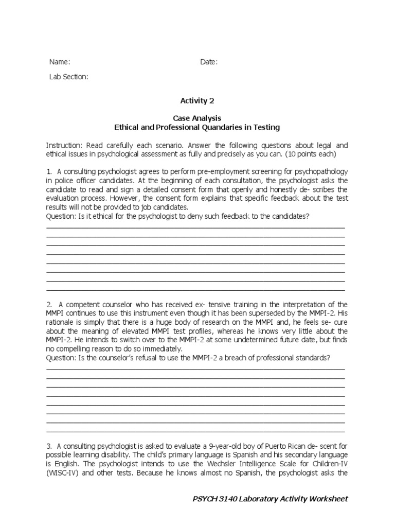 Module 2 - Activity | PDF | Psychological Concepts | Cognition