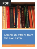 Cwi Exam With Answer (103 Questions) | PDF | Welding | Construction