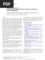Astm C 127 | PDF