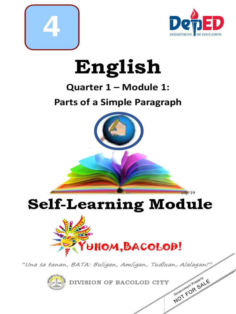English 4 Quarter 1 Module 1 LRMS | PDF | Paragraph | Hand Washing