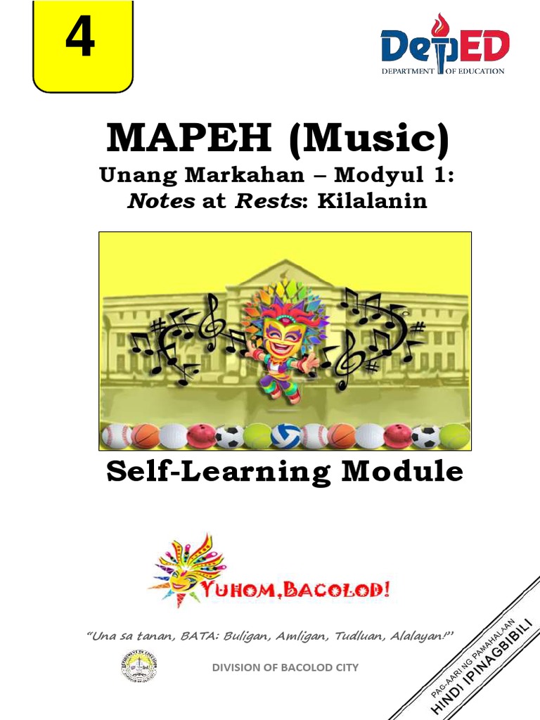 MUSIC 4 Q1 MODULE 1 Dagyaw | PDF