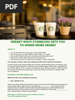 Starbucks | PDF | Classical Conditioning | Starbucks