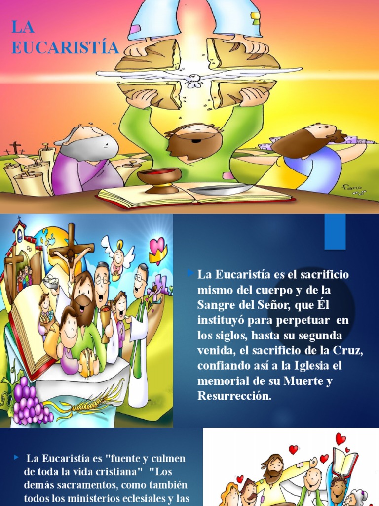 La Eucaristía: Sacrificio y Comunión | PDF | eucaristía | Cristo (título)