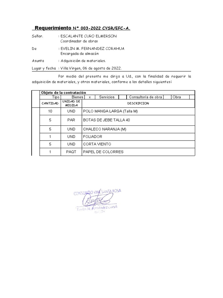 Requerimiento #003 | PDF