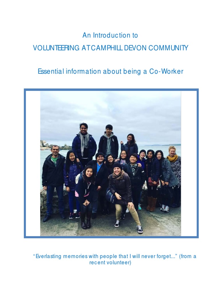 An Introduction To Volunteering at Camphill Devon | PDF | Volunteering | Health Sciences