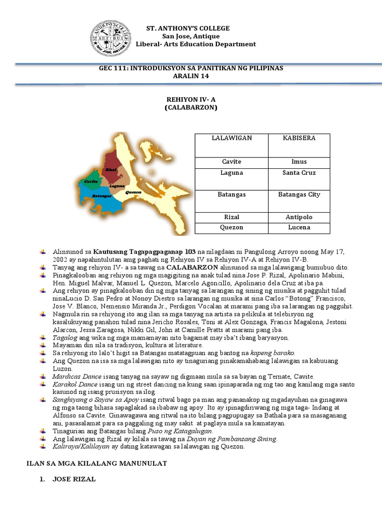 GEC 111 Aralin 14 | PDF