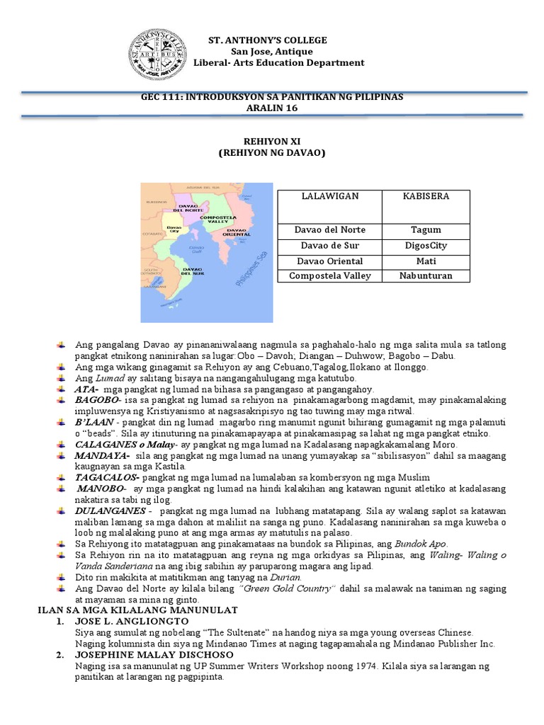 GEC 111 Handouts 16 | PDF