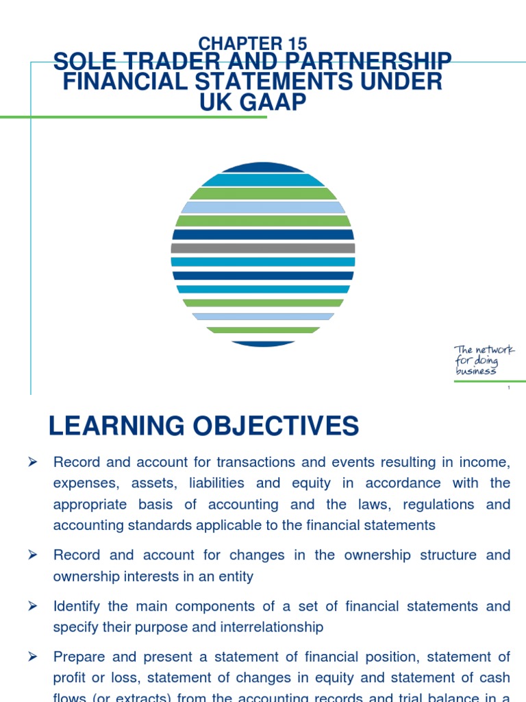 CFAB Accounting Chapter 15. Sole Trader and Partnership Financial Statement Under UK GAAP | PDF ...