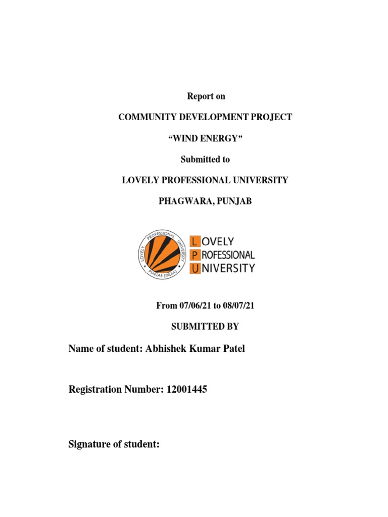 Yoga Internship Report | PDF | Wind Turbine | Wind Power