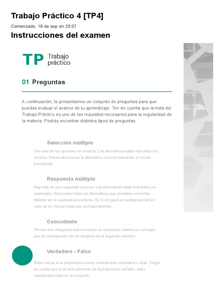 Examen - Trabajo Práctico 4 (TP4) | PDF | Teoría de grafos | Vértice (teoría de grafos)