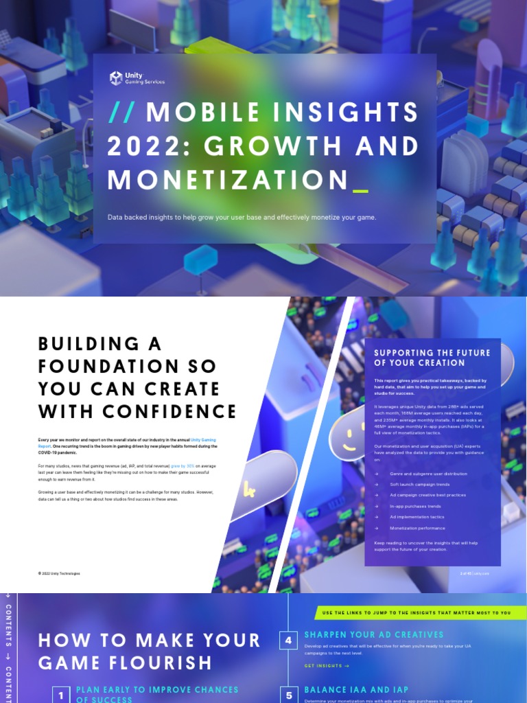 Mobile Insights, Growth and Monetization 2022 | PDF | Gaming ...