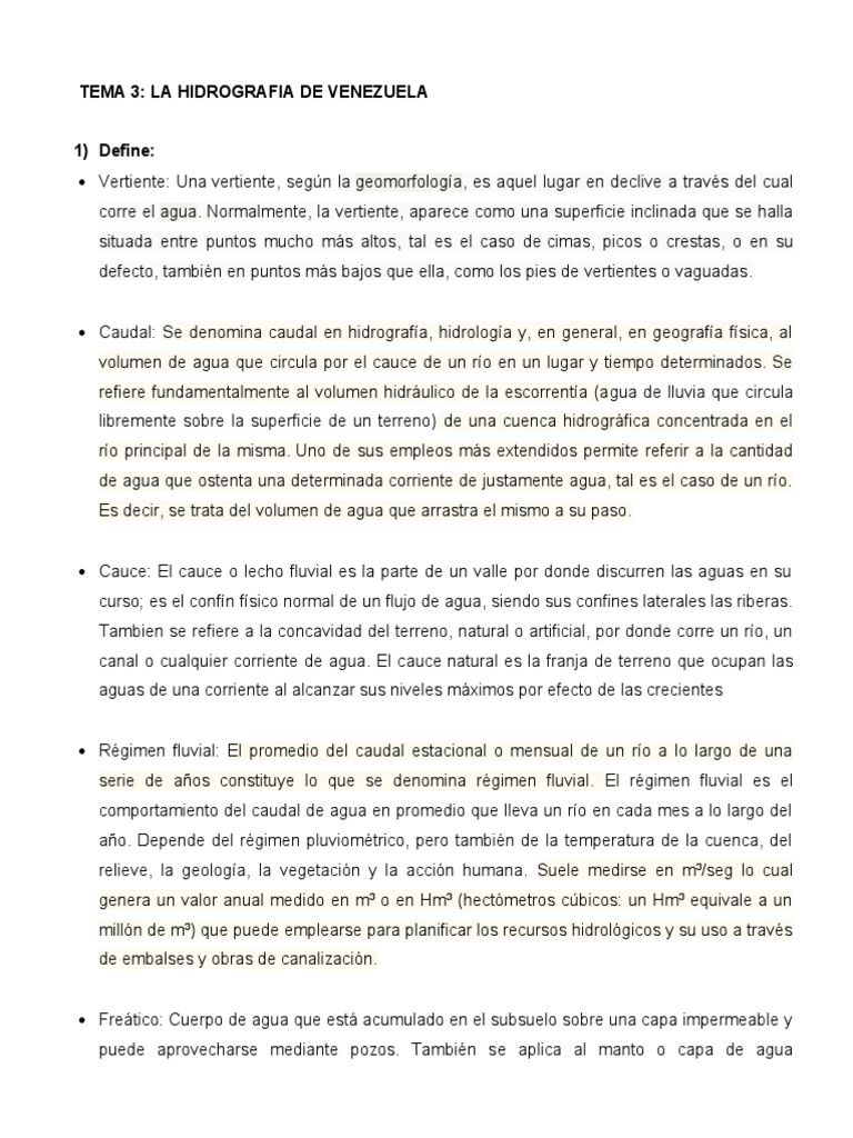Actividad 3 GHC | PDF | Río | Agua