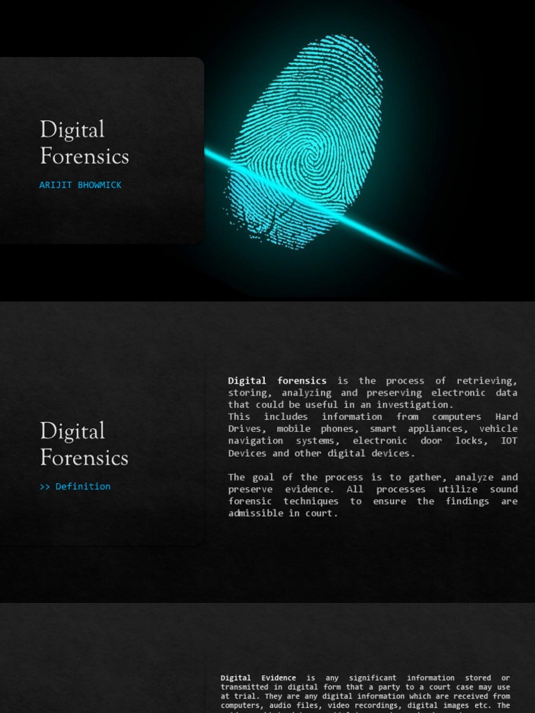 Digital Forensics Basics - Esec Forte DFIR Internship 2022 - Arijit Bhowmick (Sys41x4) | PDF ...
