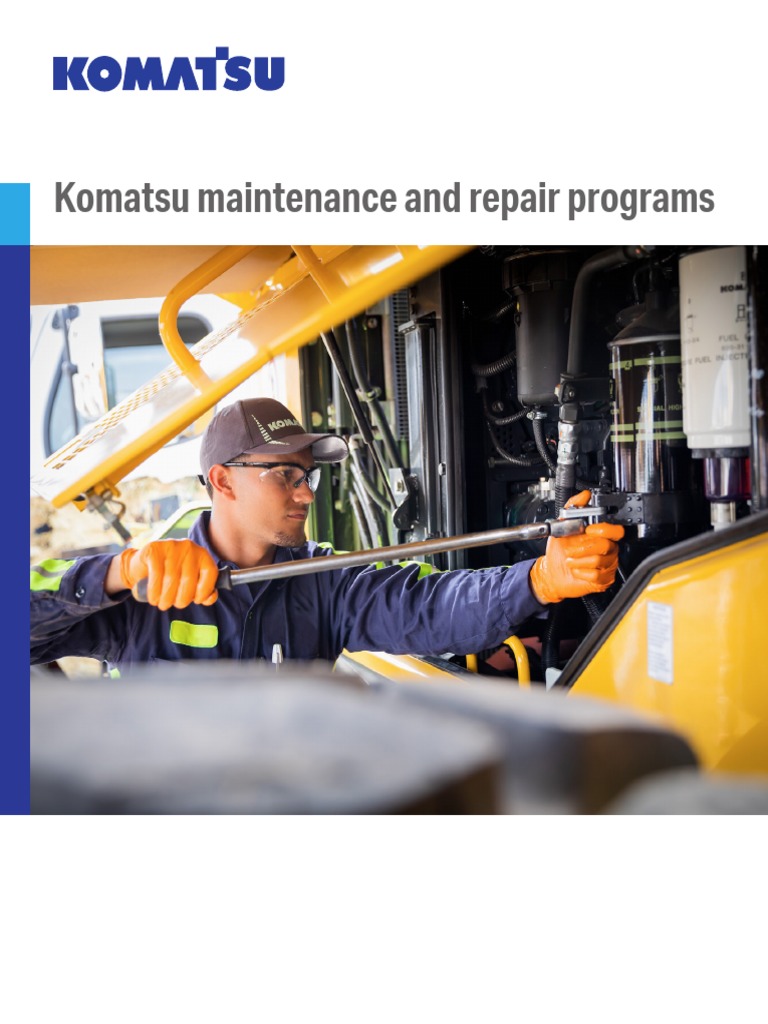 Komatsu Maintenance and Repair Programs Brochure English AESB351 02 ...