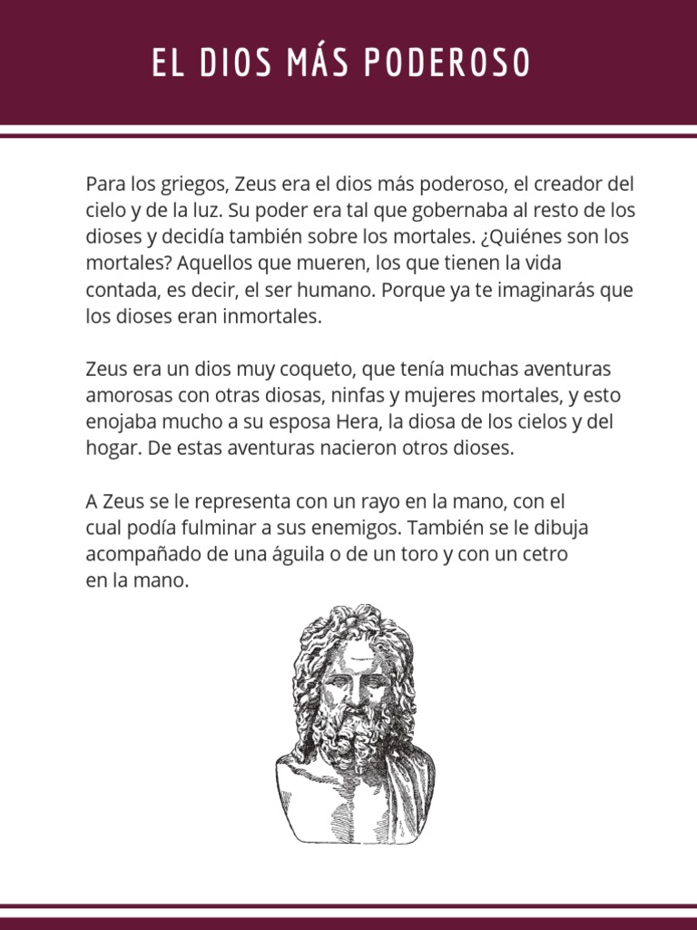 El Dios Más Poderoso 80 Ejercicios de Compresión de Lectura | PDF