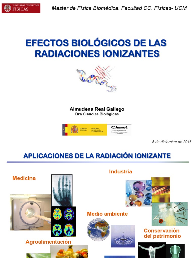 Efectos Biologicos de Las Radiaciones Ionizantes | PDF | Dosimetría ...