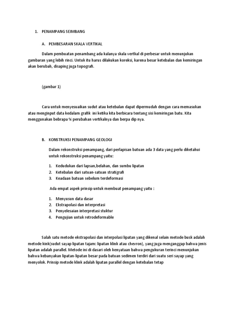 Penampang Seimbang | PDF