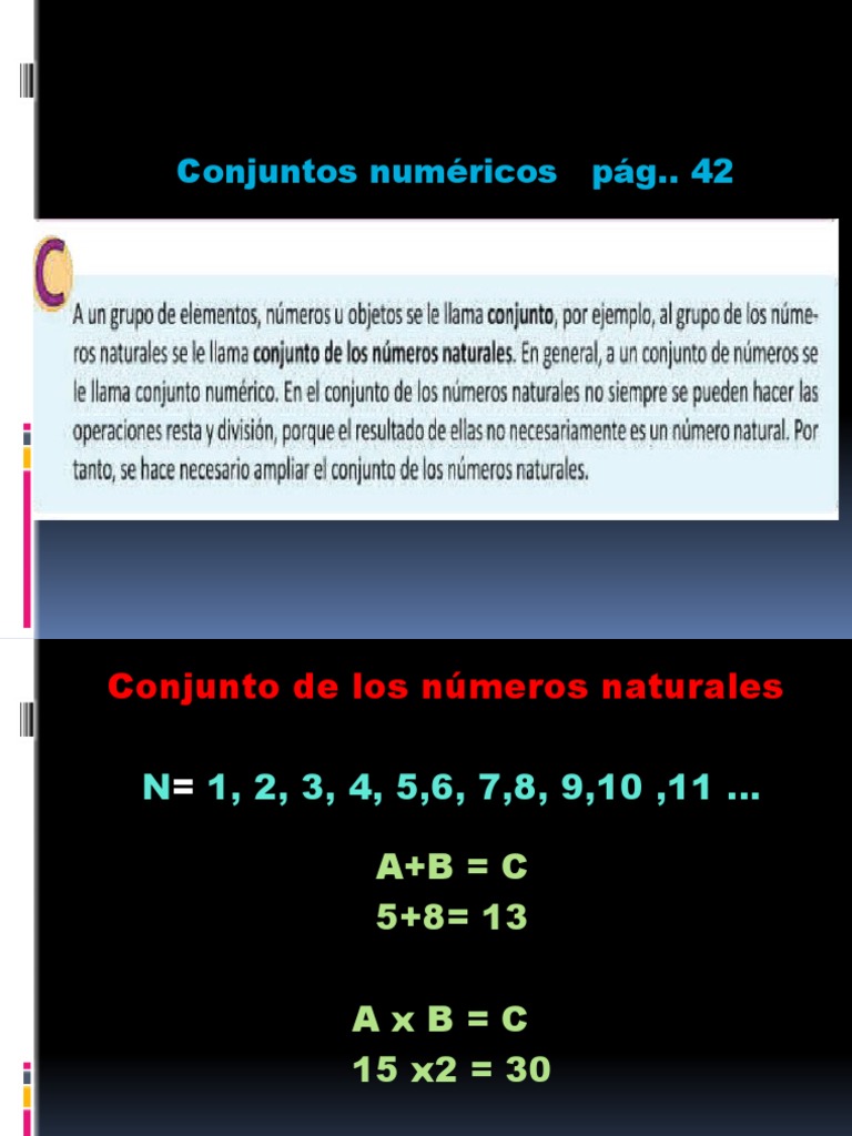 Conjuntos Numericos 7° | PDF