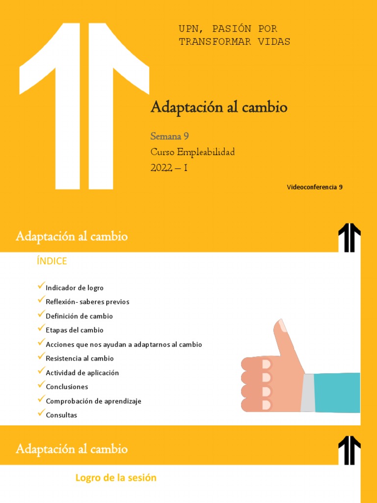 Adaptacion Al Cambio | PDF