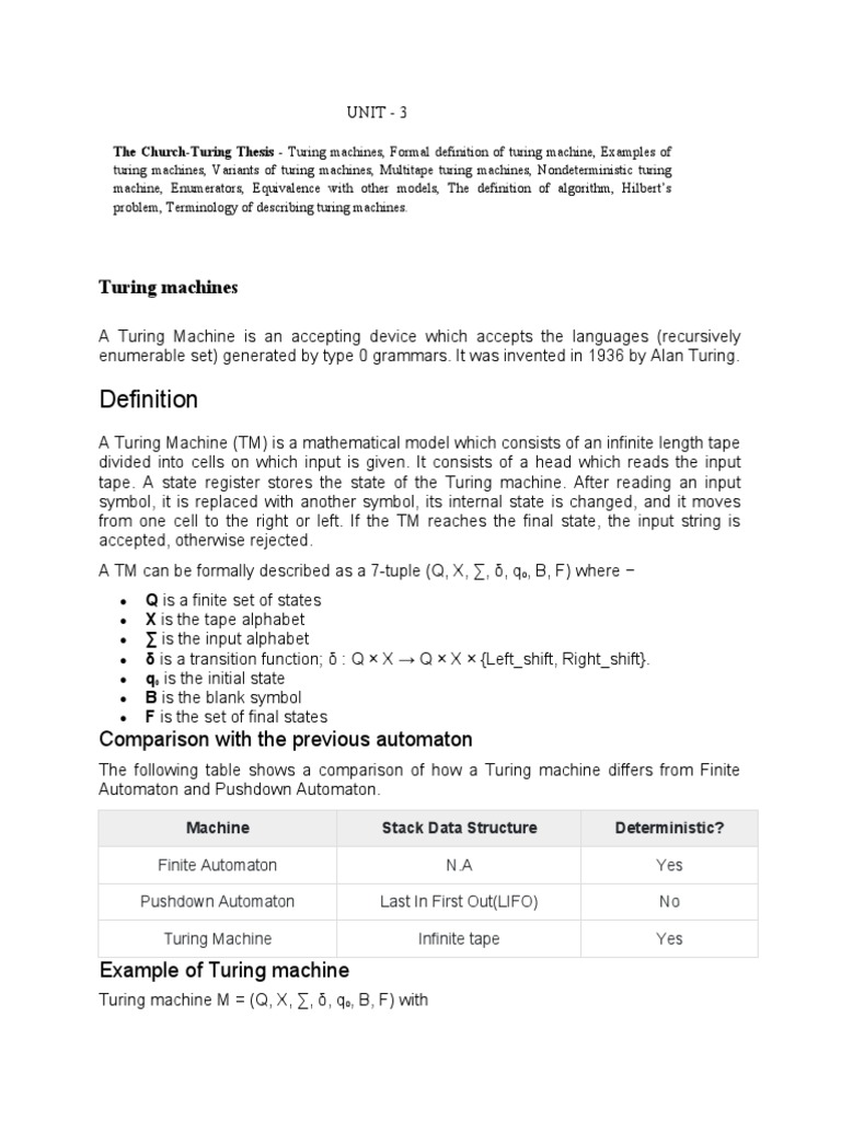 Unit 3 Toc Download Free Pdf Computational Complexity Theory Applied Mathematics