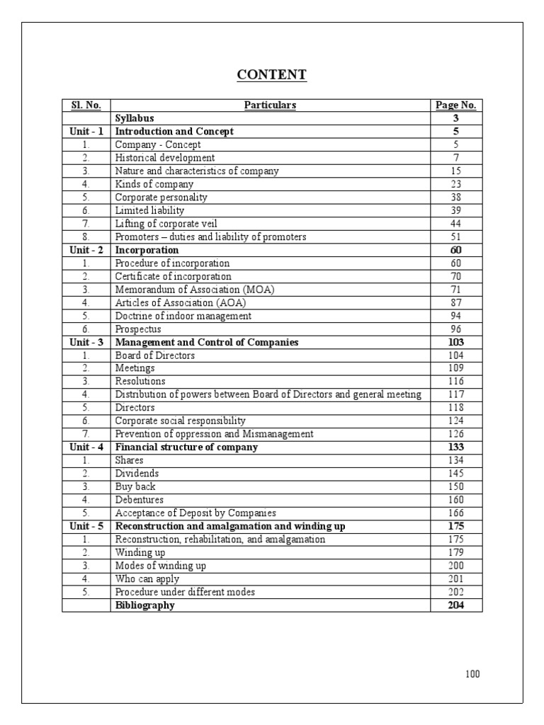 Company Law Notes (Ajit) | PDF | Guarantee | Corporations