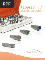 Catálogo de Implantes Tapered BioHorizons | PDF | Implante dental