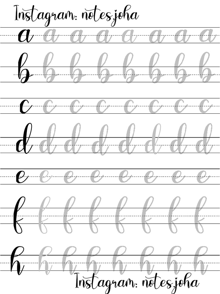 Lettering para Principiantes | PDF