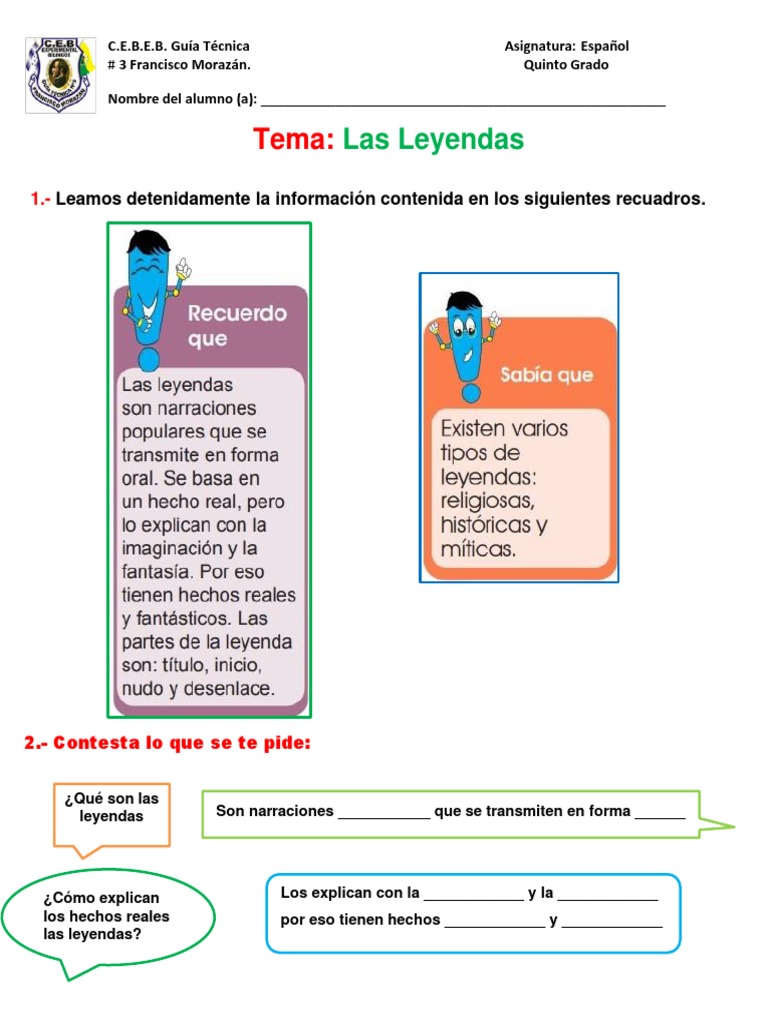 Tema 2 - Las Leyendas 5° | PDF | Minería