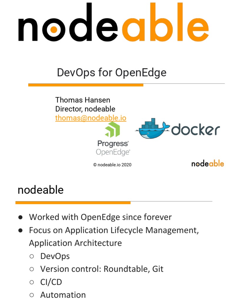 DevOps For OpenEdge | PDF | Computing | System Software