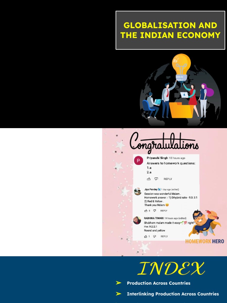 Globalisation of India Class 10 | PDF | Globalization | Multinational Corporation