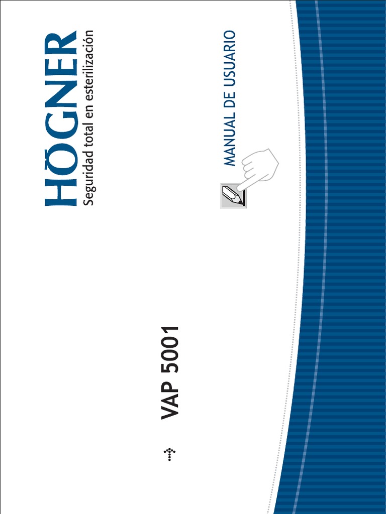 Autoclave Högner VAP 5001 Manual de Usuario | PDF