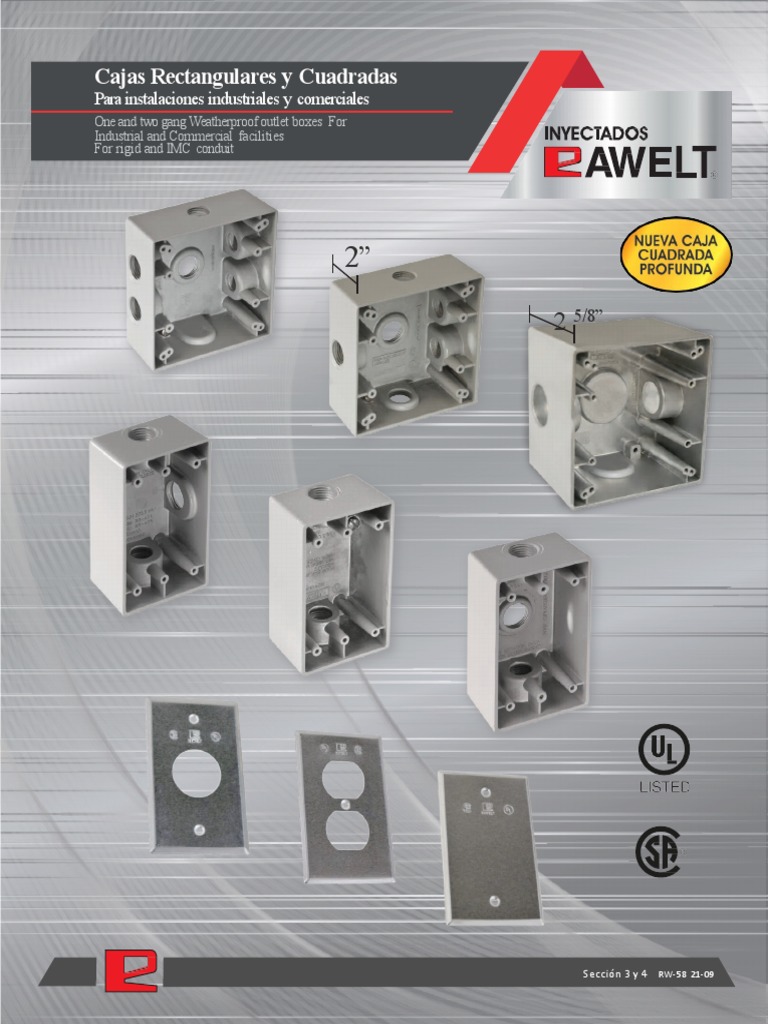 Ficha Tecnica Caja Radwell | PDF | Sector secundario de la economía | Sectores Economicos