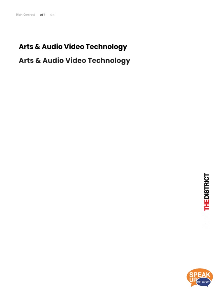 Arts Audio Video Technology Arts Video Technology | PDF | Multimedia ...