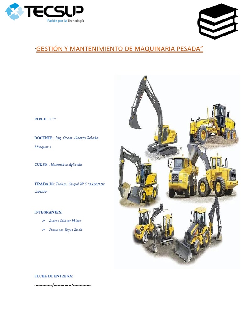 Gestión y Mantenimiento de Maquinaria Pesada | PDF