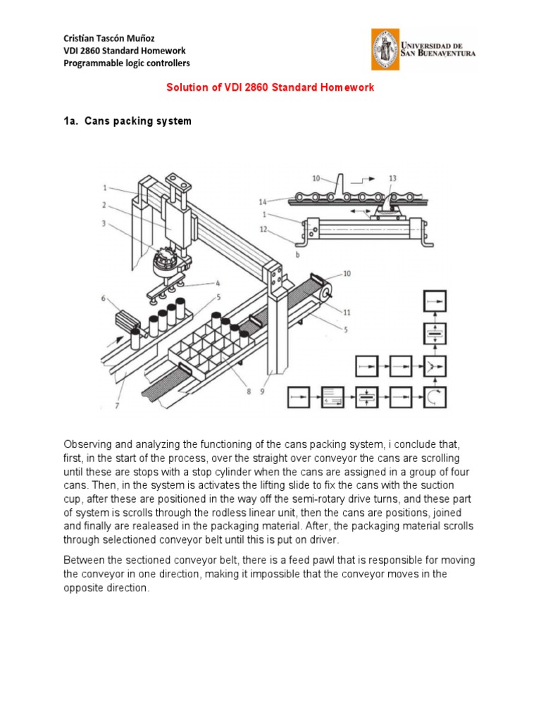 Solution of VDI 2860 Standard Homework | PDF | Manufactured Goods ...