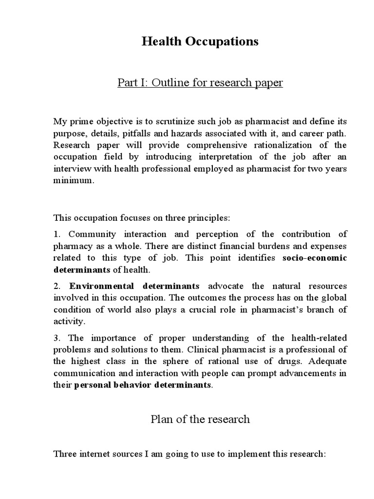 Health Occupations Part 1 | PDF | Pharmacy | Pharmacist