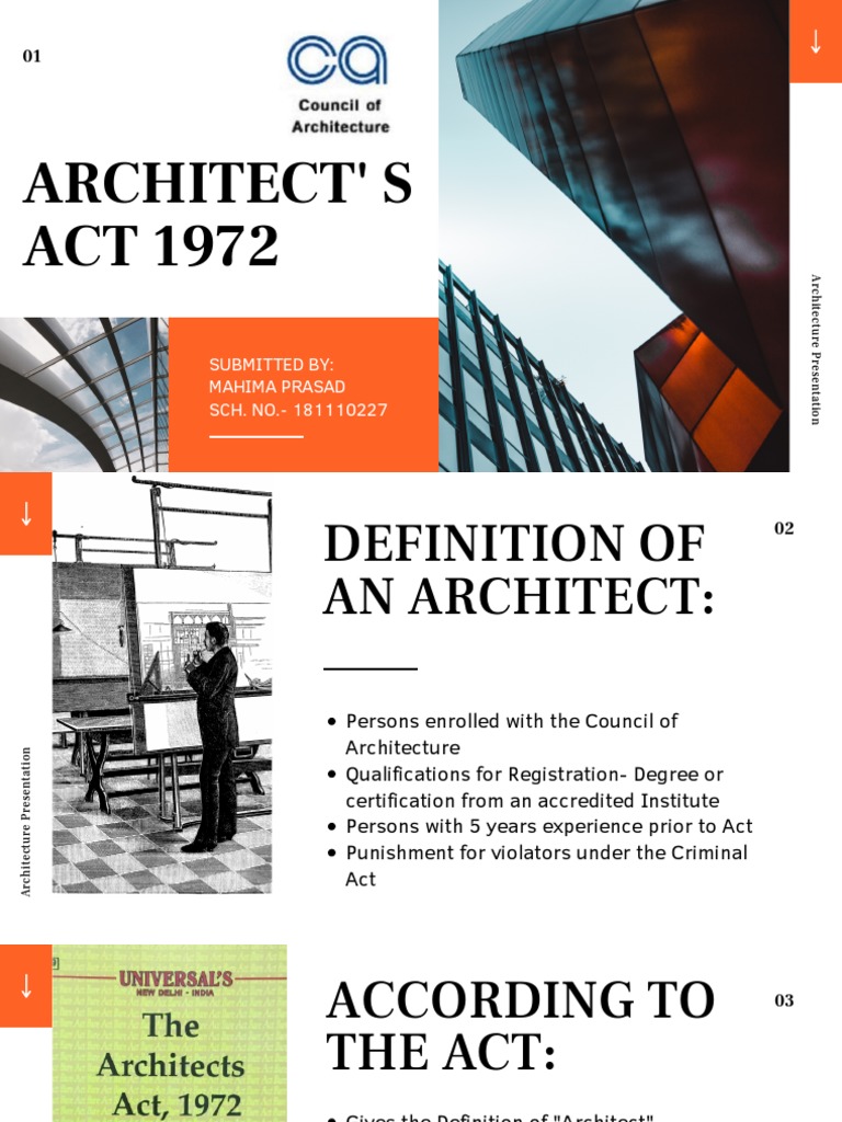 Overview of the Architects Act 1972 | PDF | Architect | Justice
