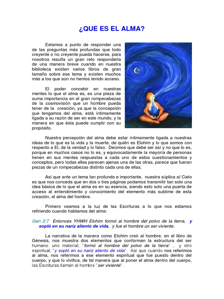 El alma humana: La esencia divina del ser humano | PDF | Alma | Jesús