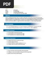Work Immersion Resume Sample | PDF