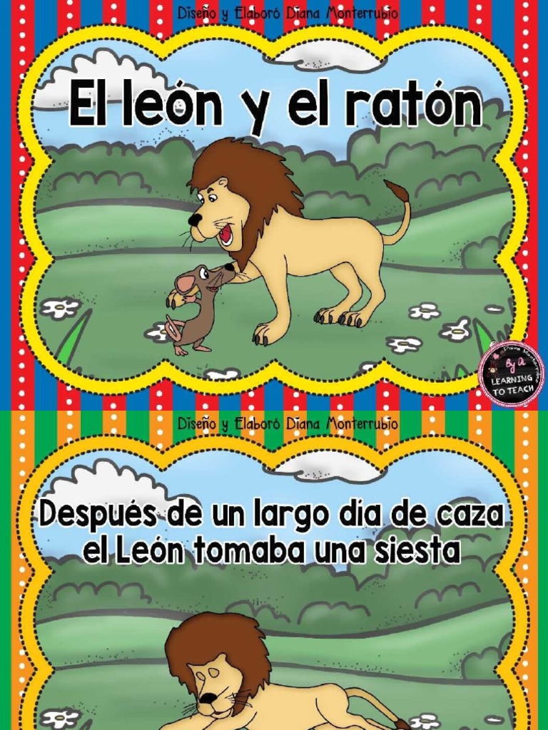 El Leon y El Raton Fabula | PDF